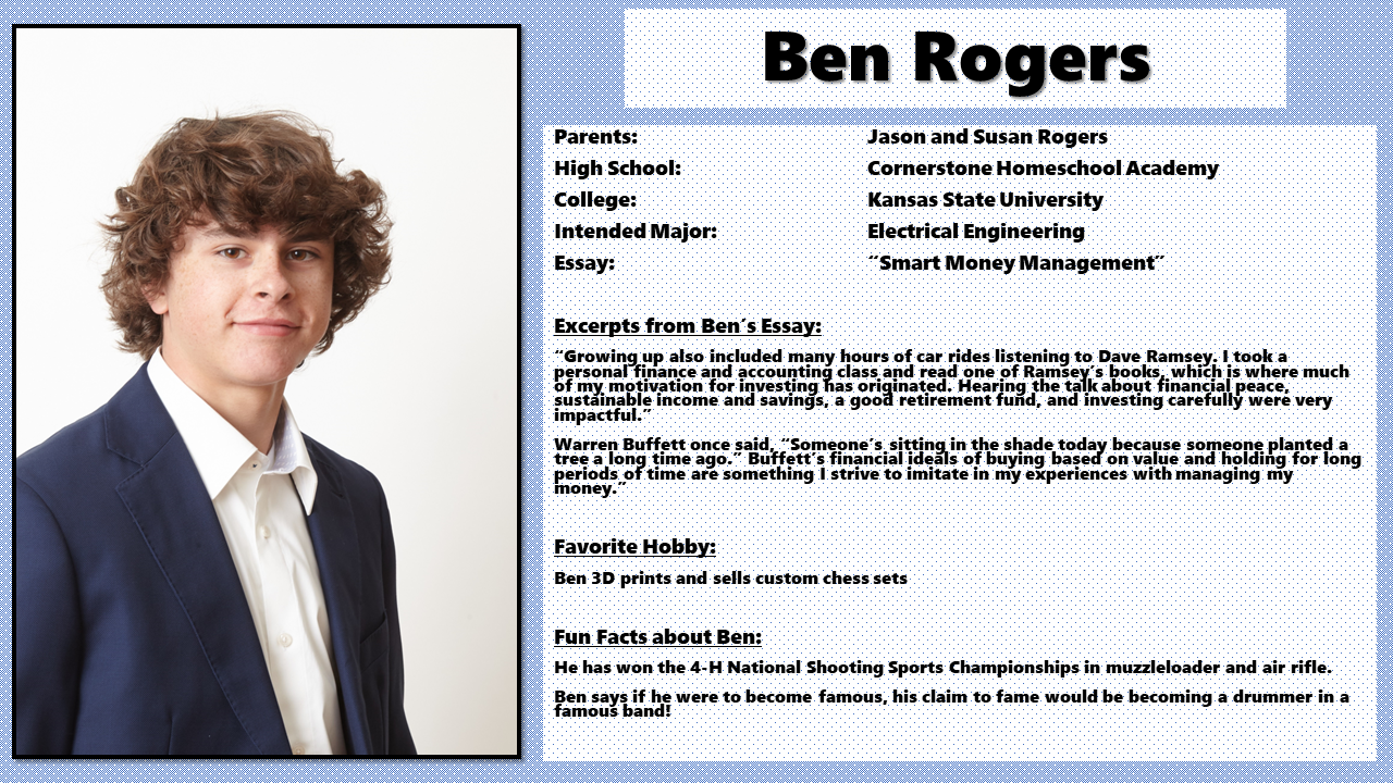 2022 Scholarship Contest – Kansas Office of the State Bank Commissioner