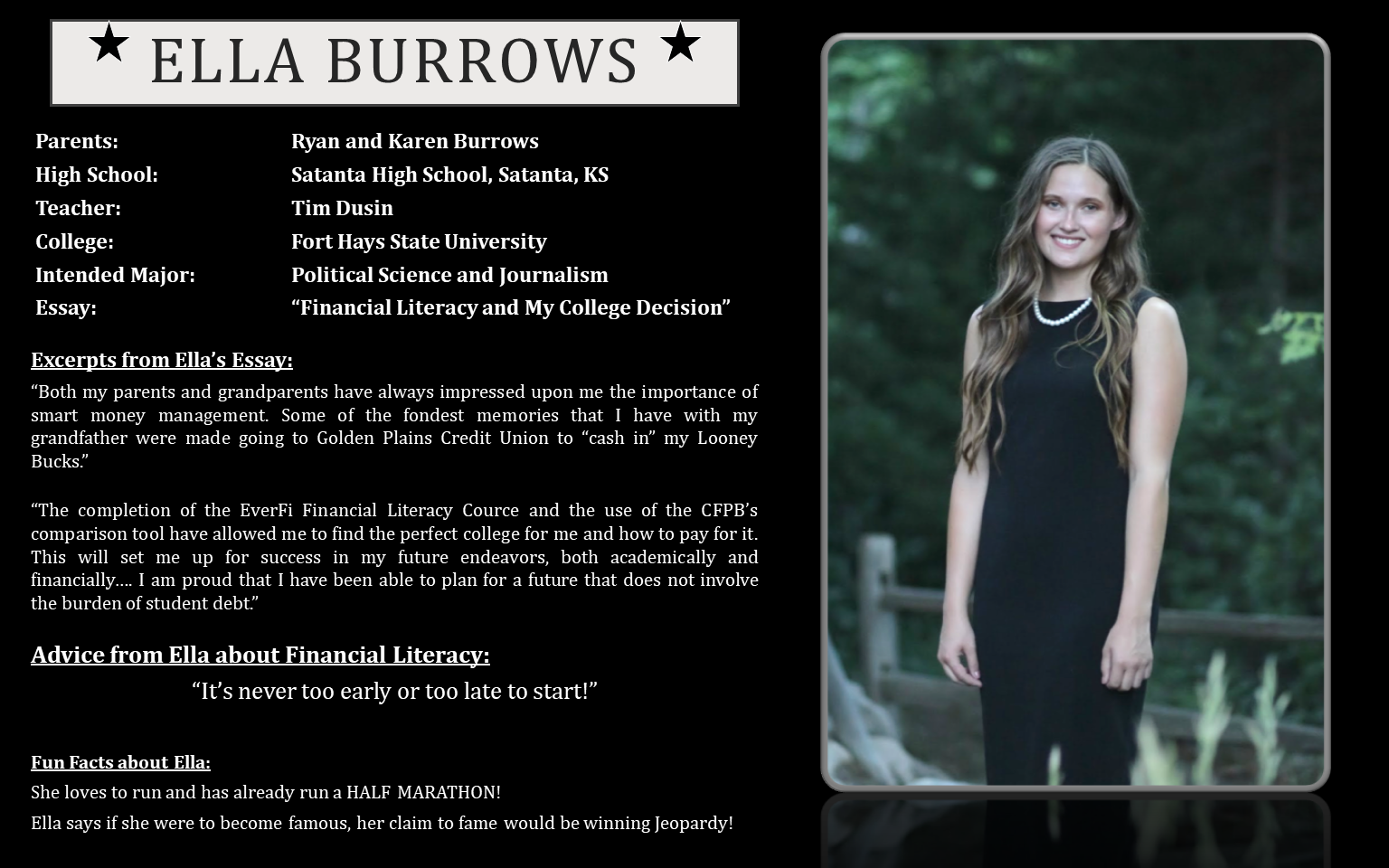 2021 Scholarship Contest – Kansas Office of the State Bank Commissioner